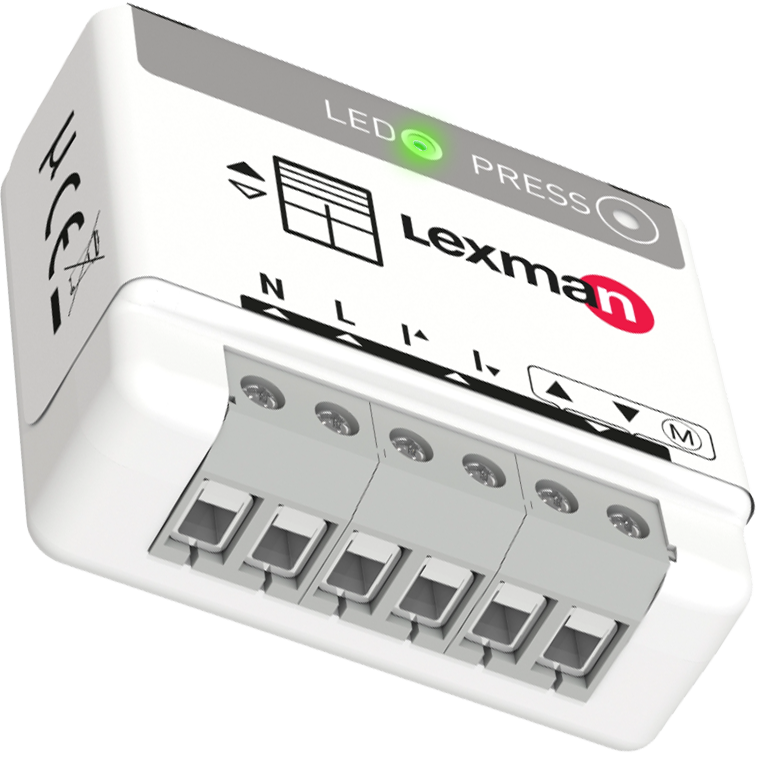 Lexman : Ricevitore connesso - Tapparella / Tenda da sole - Scheda ...